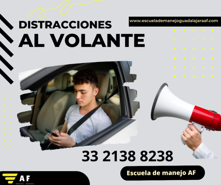 Cómo evitar distracciones al volante y conducir de manera segura